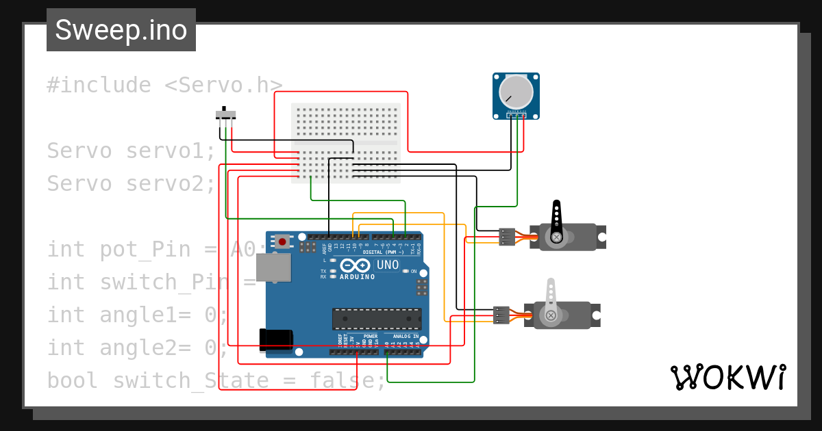 Servo Same Direction Wokwi Esp32 Stm32 Arduino Simulator 4799