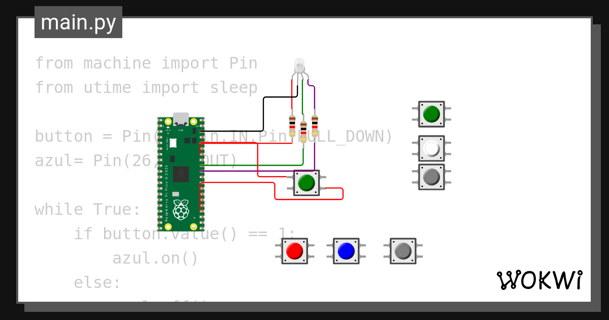 Blink With Micropython Copy Wokwi Esp32 Stm32 Arduino Simulator 6125