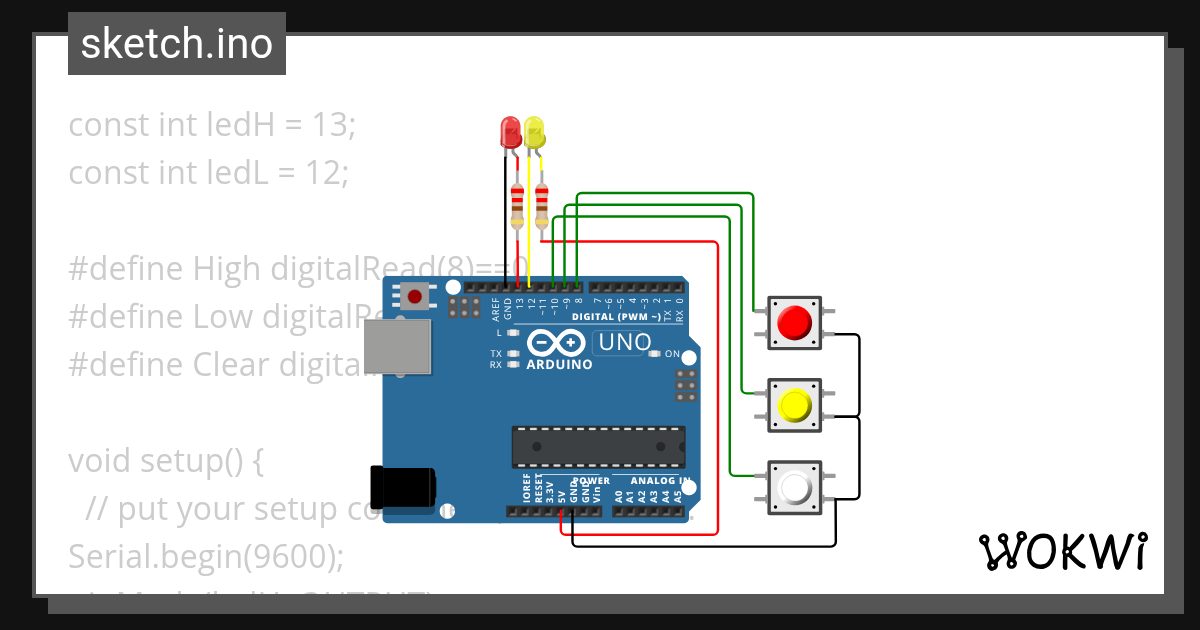 Belajar Wokwi 17 - Wokwi ESP32, STM32, Arduino Simulator