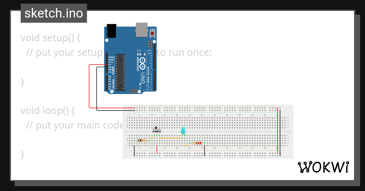 Pull down con switch - Wokwi ESP32, STM32, Arduino Simulator