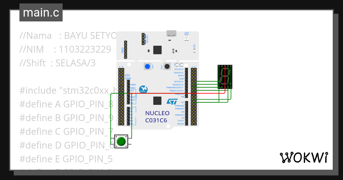 BAYU SETYO PRAJURITNO_1103223229_SELASA,3_16_TPModul2 - Wokwi ESP32, STM32, Arduino Simulator