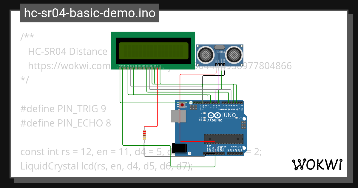 arduino ping.ino - Wokwi ESP32, STM32, Arduino Simulator