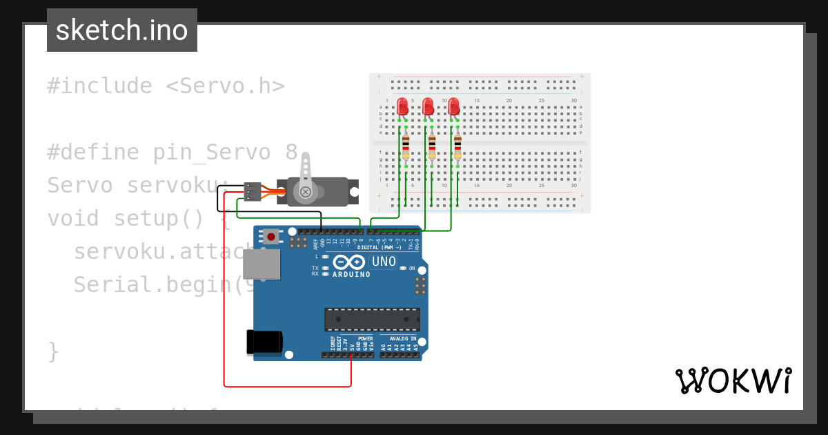 Servo Wokwi Wokwi Esp32 Stm32 Arduino Simulator 7182