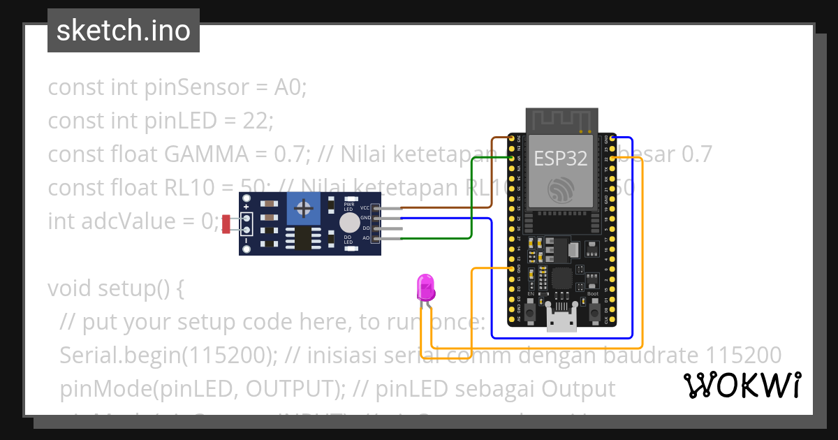 B46-Septiani Widia Rosalia_Assignment 10 - Wokwi ESP32, STM32, Arduino Simulator