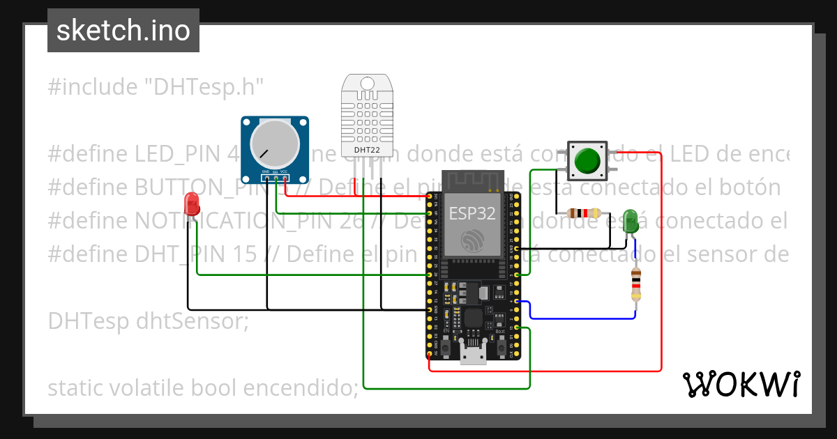Termostato Wokwi Esp32 Stm32 Arduino Simulator 