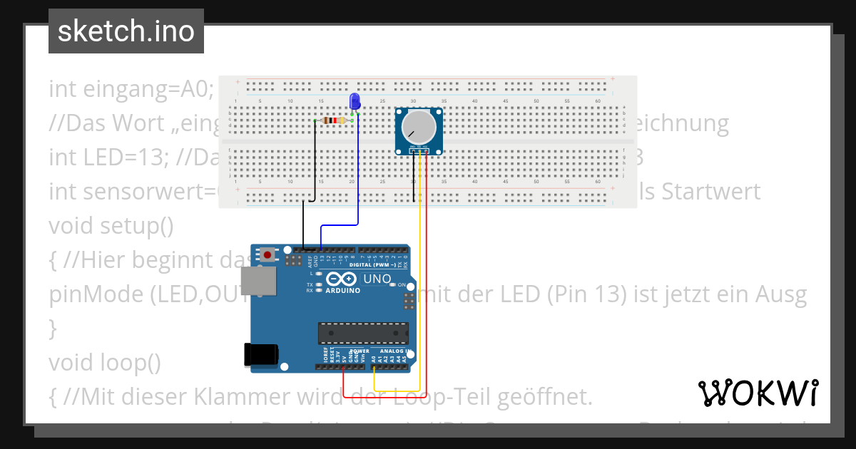 lesson9_blinkendeLED - Wokwi ESP32, STM32, Arduino Simulator