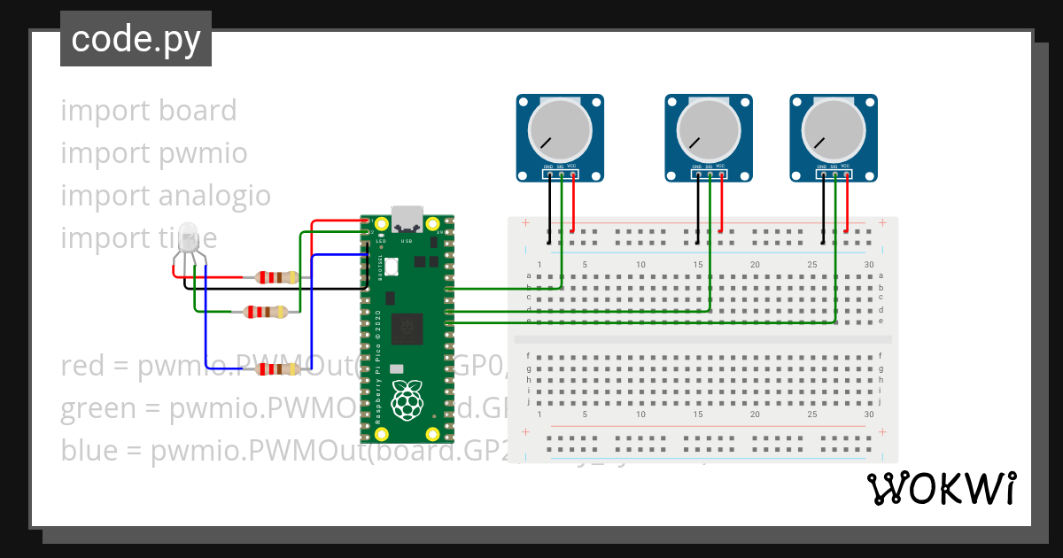 Led_RGB - Wokwi ESP32, STM32, Arduino Simulator