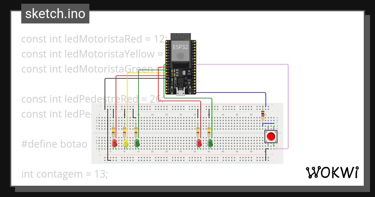 botão.... - Wokwi ESP32, STM32, Arduino Simulator