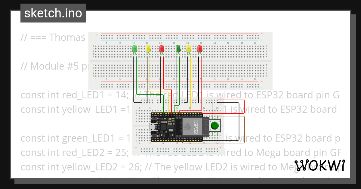 Module 5 Thomas Frontiero - Wokwi ESP32, STM32, Arduino Simulator