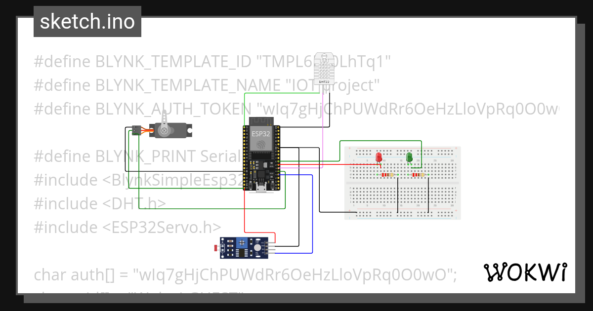 IOT project - Wokwi ESP32, STM32, Arduino Simulator