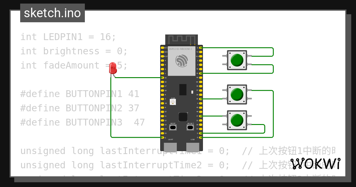 作业2 Copy Wokwi Esp32 Stm32 Arduino Simulator