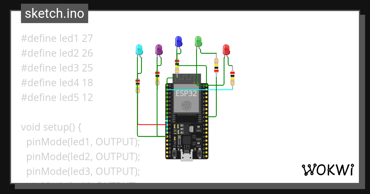 pola 1 - Wokwi ESP32, STM32, Arduino Simulator pola 1 - Wokwi ESP32, STM32, Arduino Simulator