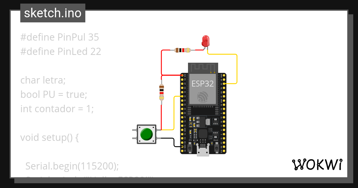 Prueba1 SE - Wokwi ESP32, STM32, Arduino Simulator