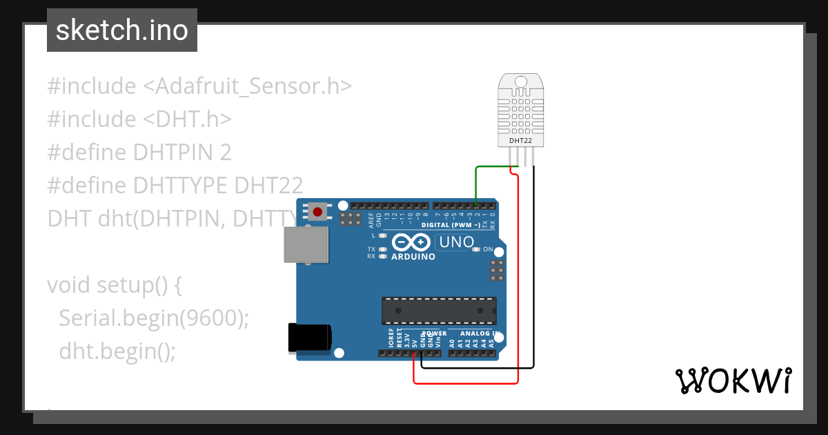 Sensor de Humedad y Temperatura DHT22 - Wokwi ESP32, STM32, Arduino ... Sensor de Humedad y Temperatura DHT22 - Wokwi ESP32, STM32, Arduino ...
