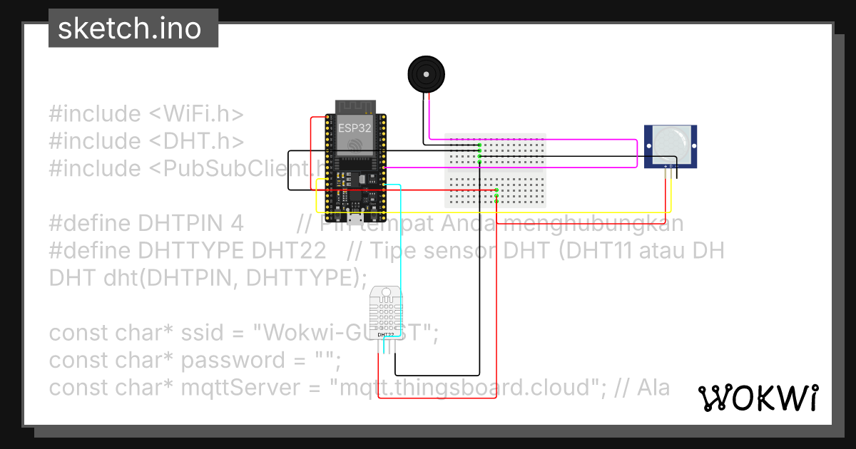 Project IoT - Wokwi ESP32, STM32, Arduino Simulator