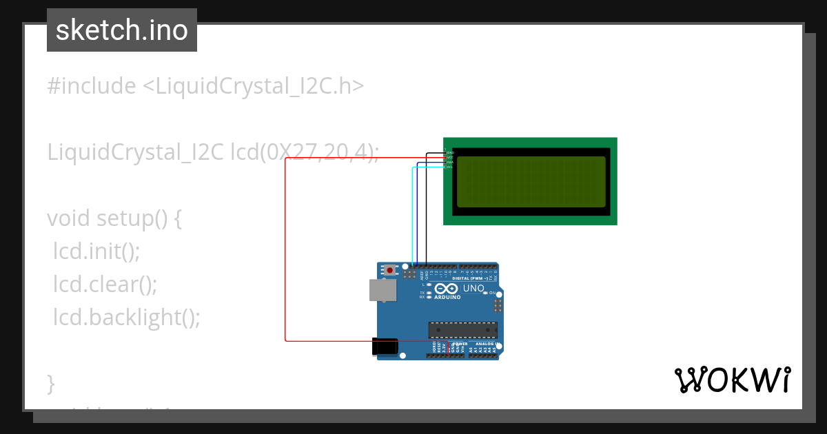 lcd20 - Wokwi ESP32, STM32, Arduino Simulator