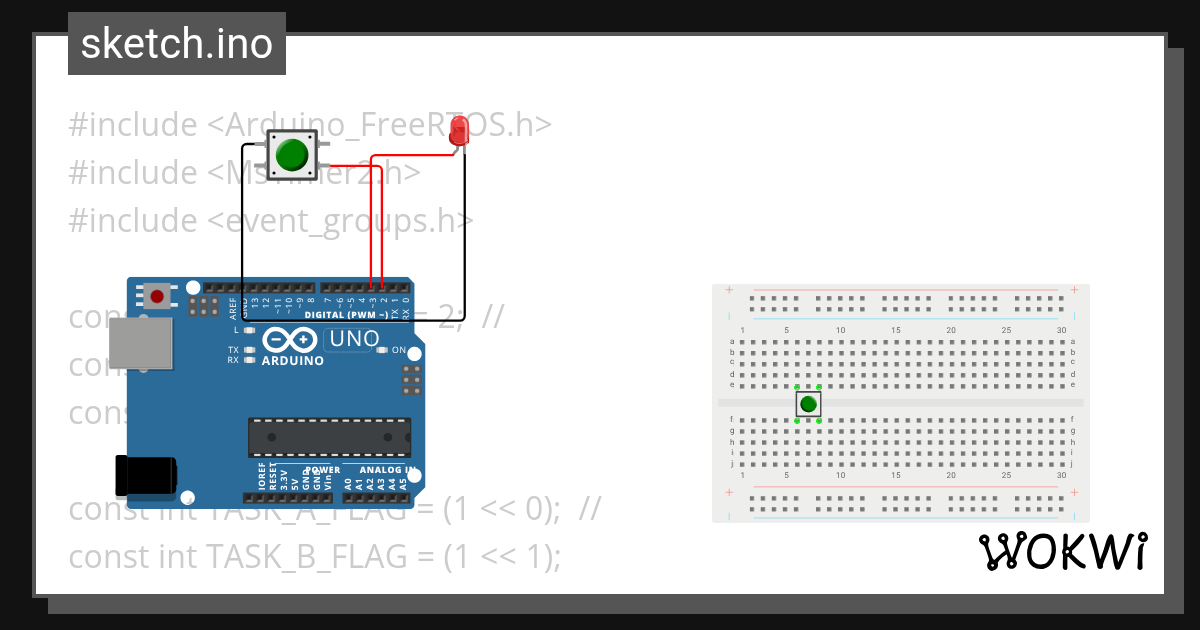1007 Test Event Flag Wokwi Esp32 Stm32 Arduino Simulator