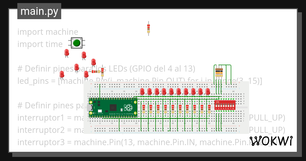micropython-pio-7segment Copy (2) - Wokwi ESP32, STM32, Arduino Simulator