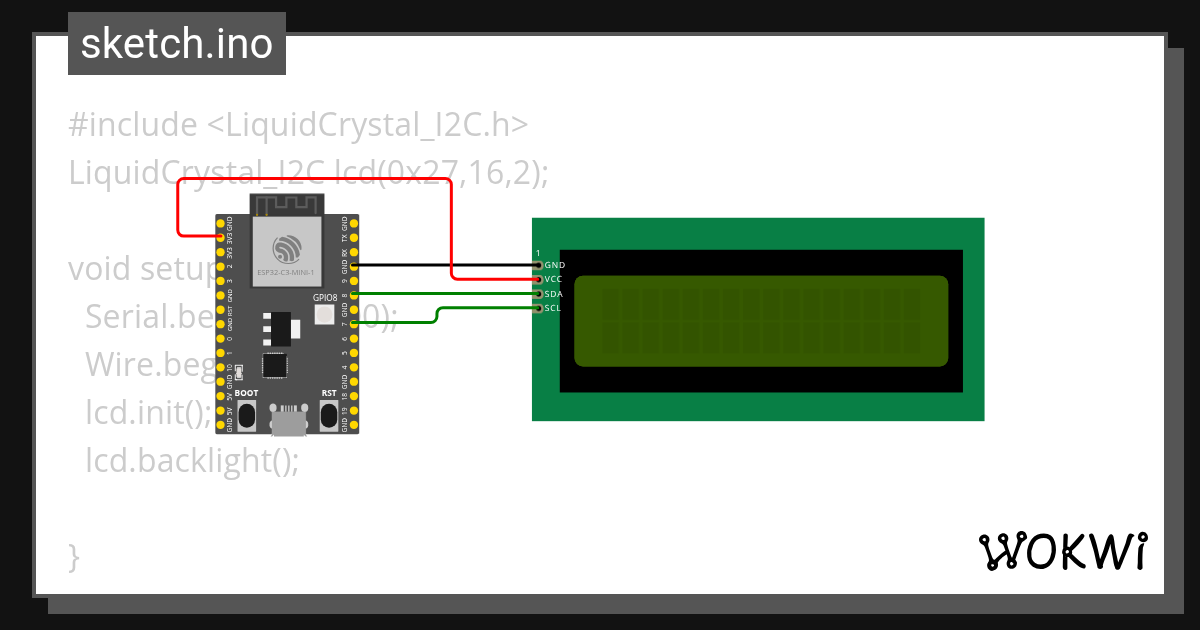 Lcd Wokwi Esp32 Stm32 Arduino Simulator