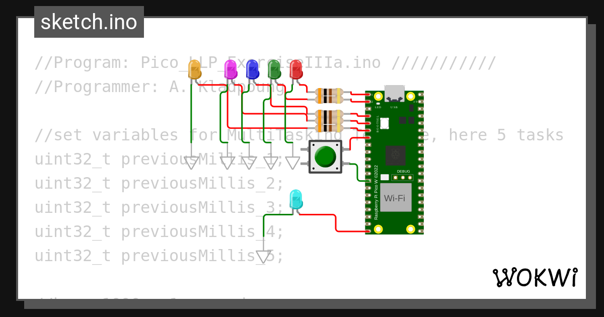 Newex3ไฟติดเรียงกันอินเทอร์ดั๊ก Wokwi Esp32 Stm32 Arduino Simulator 3268