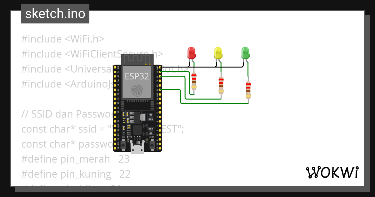 Celeng U3 - Wokwi ESP32, STM32, Arduino Simulator