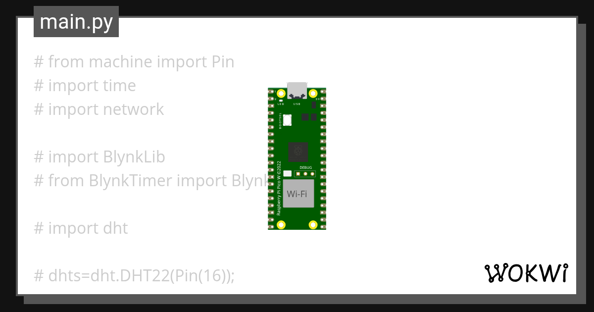blynk - Wokwi ESP32, STM32, Arduino Simulator