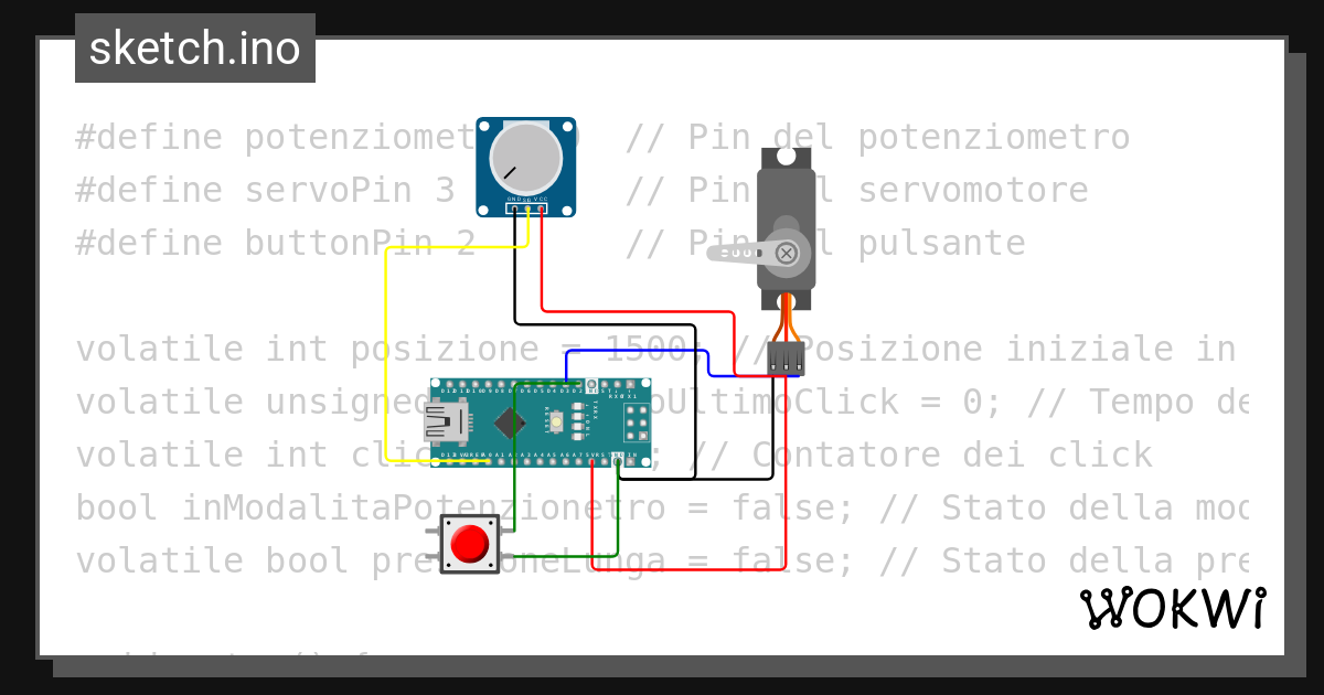 Prova Servo 3 Quasi Alla Fine Wokwi Esp32 Stm32 Arduino Simulator 0067