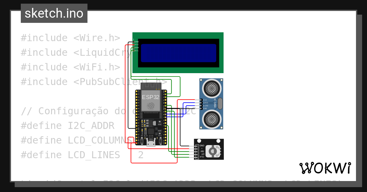 Esp32 Mqtt Proximity Encoder Wokwi Esp32 Stm32 Arduino Simulator 5849