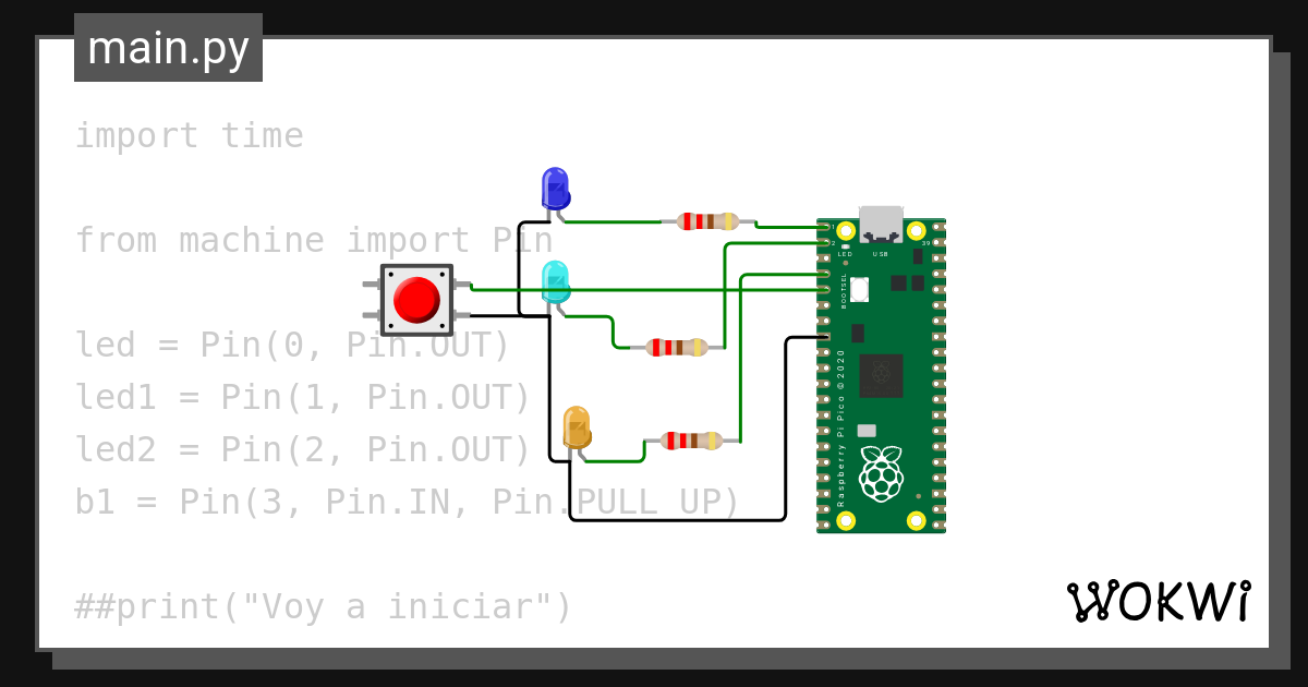 Ledresistorboton Wokwi Esp32 Stm32 Arduino Simulator 9981