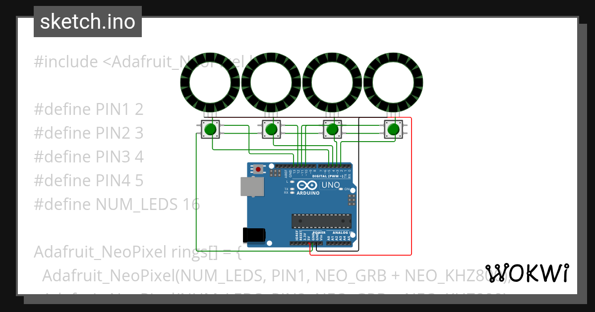 Reflex Game RGB - Wokwi ESP32, STM32, Arduino Simulator