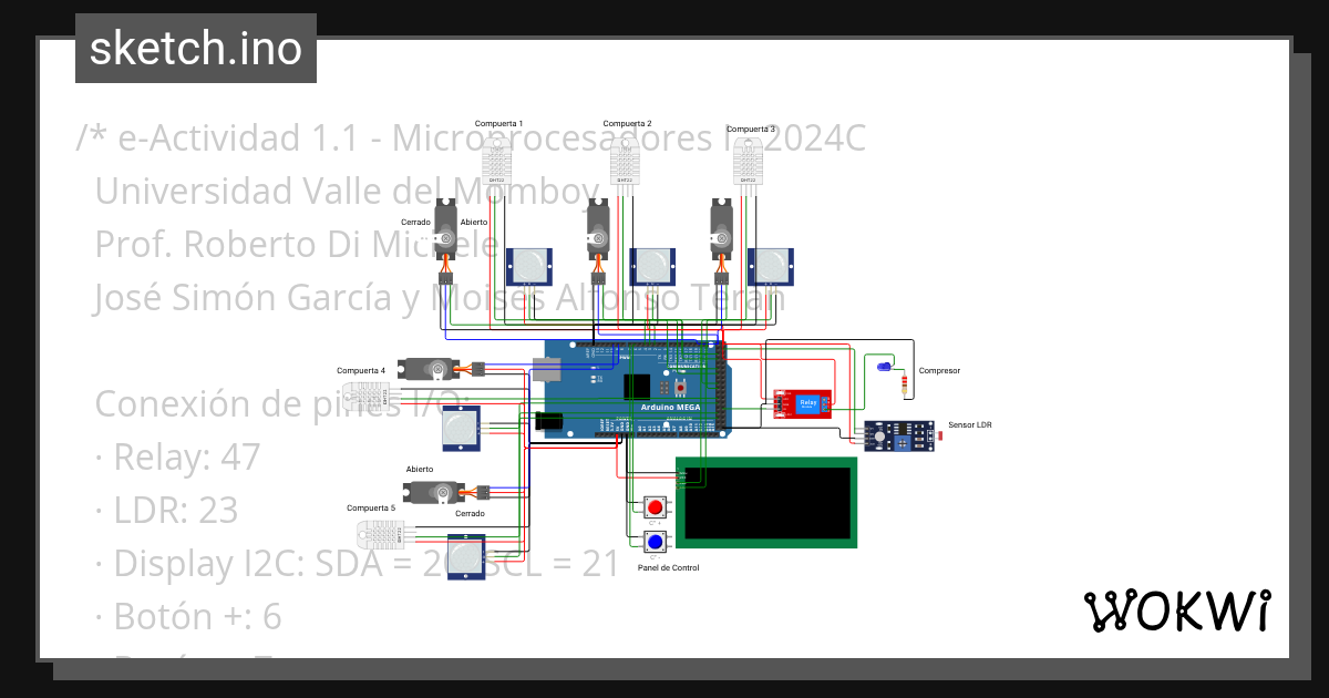 Sistema de Ventilación SmartHouse - Wokwi ESP32, STM32, Arduino Simulator