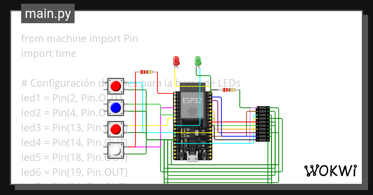 RA - Wokwi ESP32, STM32, Arduino Simulator