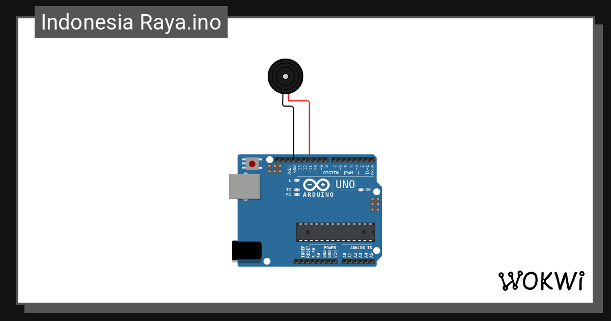 Indonesia Raya Buzzer Fatih Tes Wokwi Esp32 Stm32 Arduino Simulator 3202
