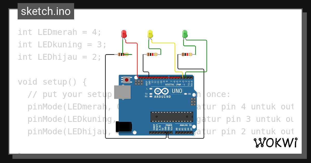 Led Niar Aulia Wokwi Esp32 Stm32 Arduino Simulator 8067
