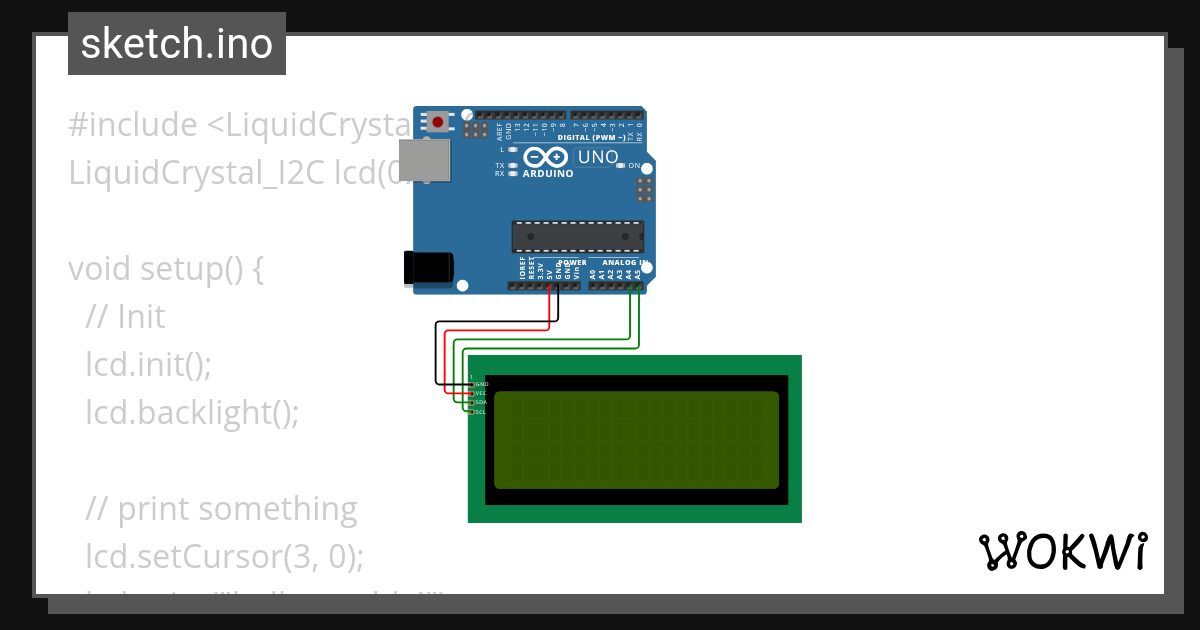lcd 20x4 bg jul - Wokwi ESP32, STM32, Arduino Simulator lcd 20x4 bg jul - Wokwi ESP32, STM32, Arduino Simulator
