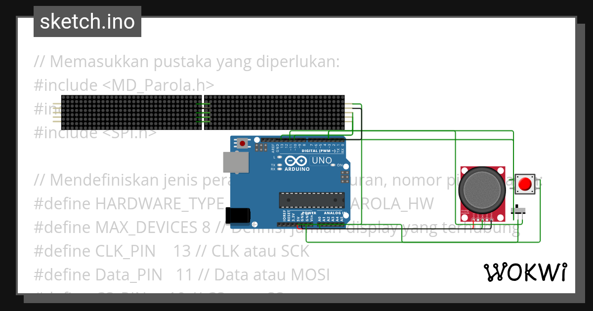 Runing Text Xccv Wokwi Esp32 Stm32 Arduino Simulator