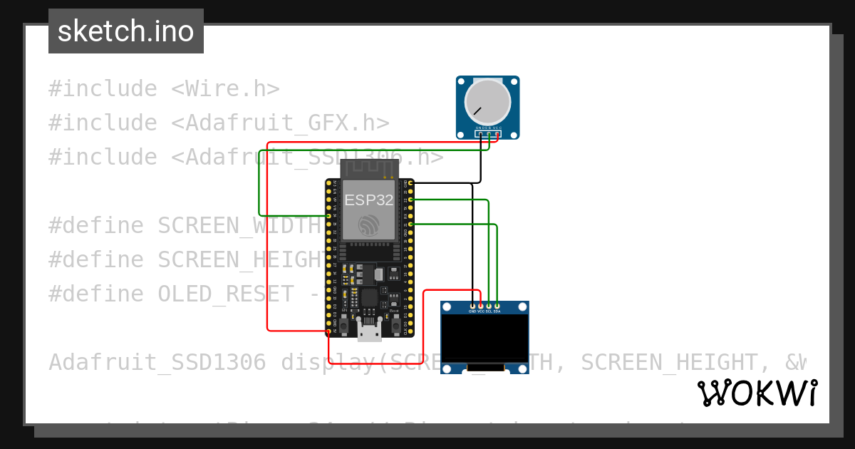 Oled Display Potensiometer Ila Aulia Wokwi Esp32 Stm32 Arduino 1349