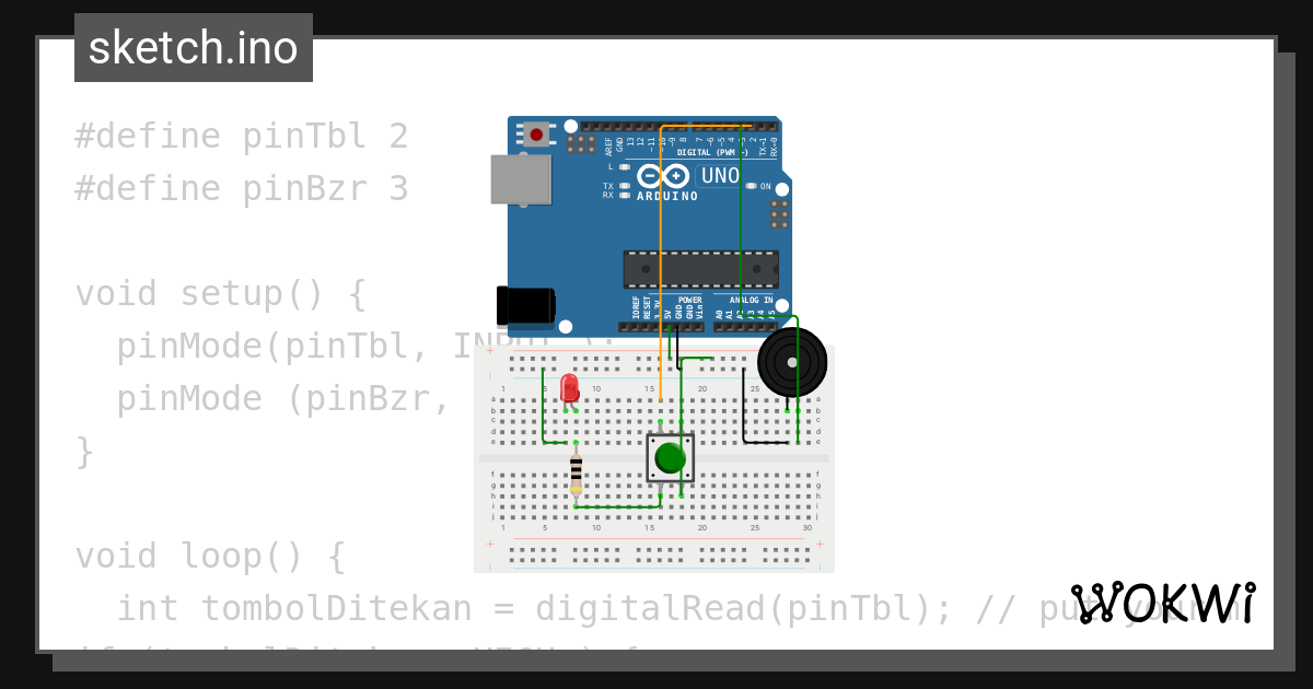 Tombol Dan Buzzer Xii F6 12 Wokwi Esp32 Stm32 Arduino Simulator 2543