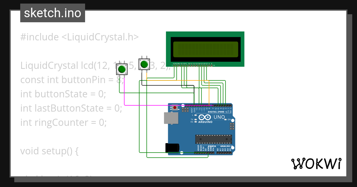 Ring المسبحة Wokwi Esp32 Stm32 Arduino Simulator 1076