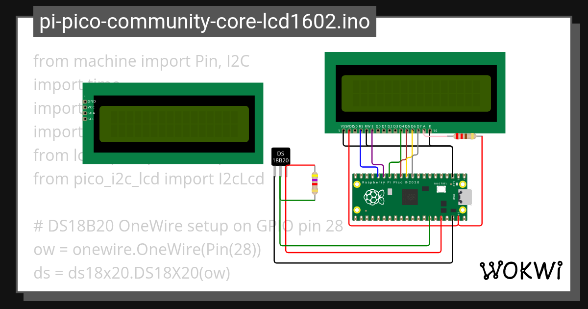 Pi Pico Community Core O Copy 2 Wokwi Esp32 Stm32 Arduino Simulator 