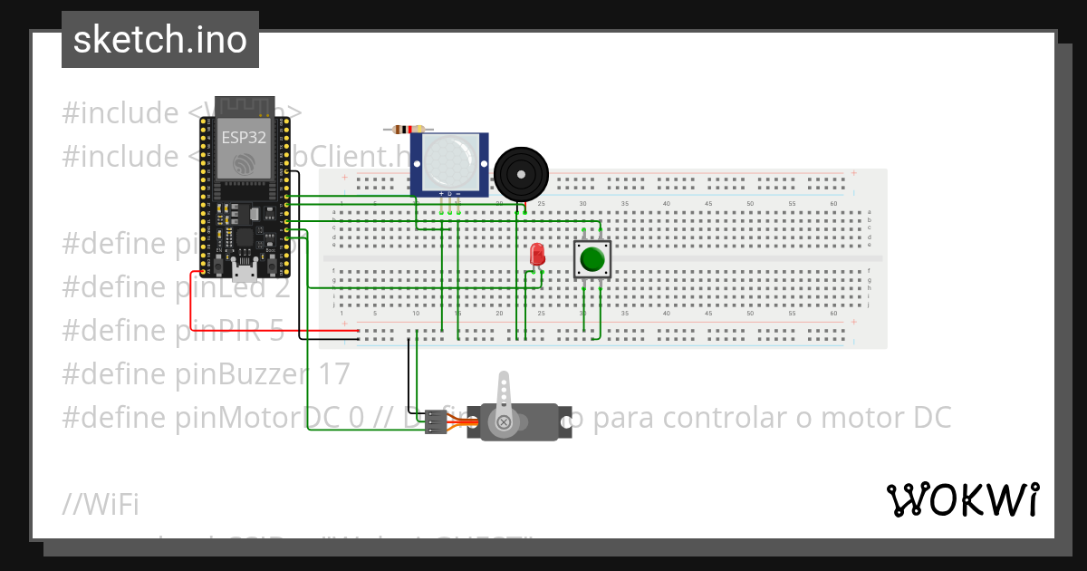 REDE - Wokwi ESP32, STM32, Arduino Simulator