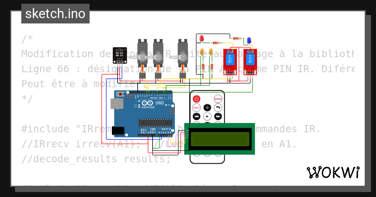 Automate Halloween Biblio Irremote 4x Wokwi Esp32 Stm32 Arduino 0550