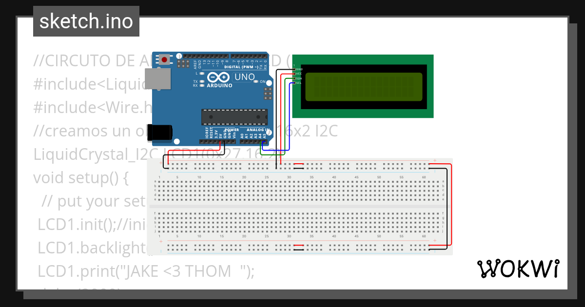 LCD1 - Wokwi ESP32, STM32, Arduino Simulator