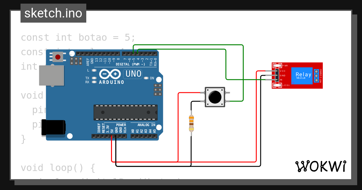 Projeto Pulldown Wokwi Esp32 Stm32 Arduino Simulator
