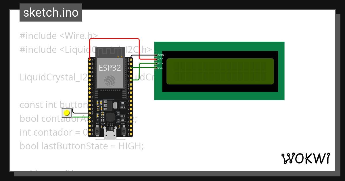 Lcd - Wokwi ESP32, STM32, Arduino Simulator