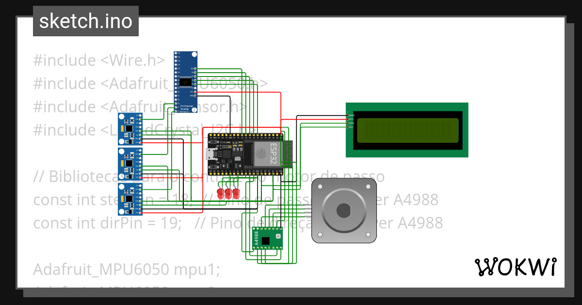 Projeto 1 Wokwi Esp32 Stm32 Arduino Simulator 