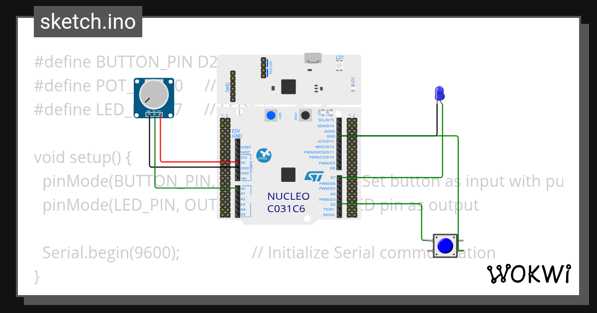 22102027 part B question - Wokwi ESP32, STM32, Arduino Simulator