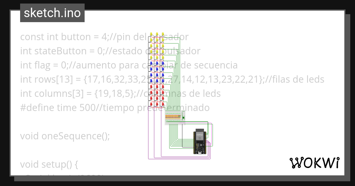 colpatria-Sequence - Wokwi ESP32, STM32, Arduino Simulator