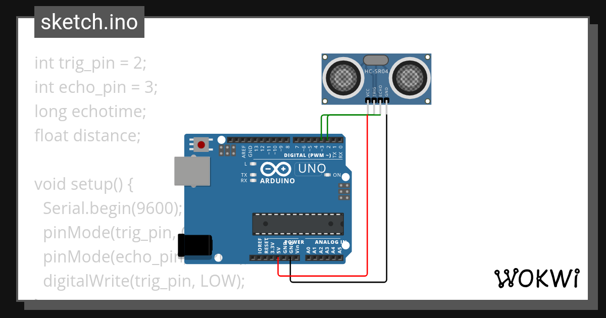 Damar Yasya Xii7 Hc Sensor Wokwi Esp32 Stm32 Arduino Simulator 3301