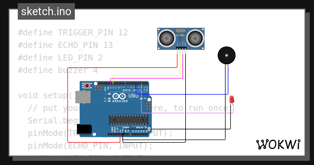Car Parking Sensor Wokwi Esp32 Stm32 Arduino Simulator 6886